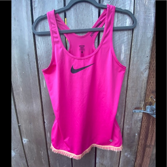 Nike | Tops | Nike Pro Razorback Tennis Top Super Cute | Poshmark